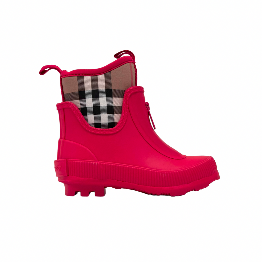 Burberry Red Classic Rain Boots – Designer Avenue